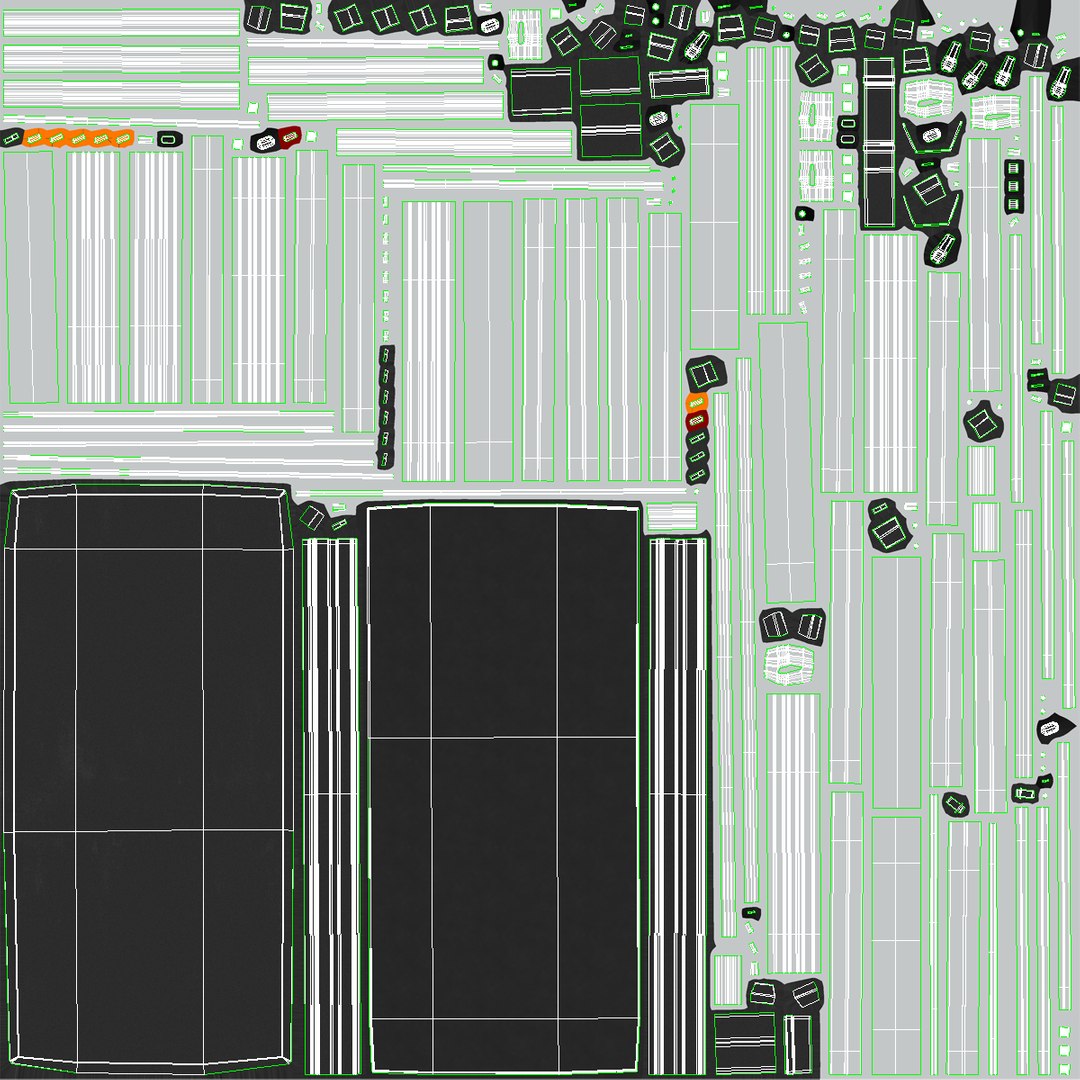 3D Mercedes Sprinter Curtain Side Tautliner Van 3D Model PBR Textures ...