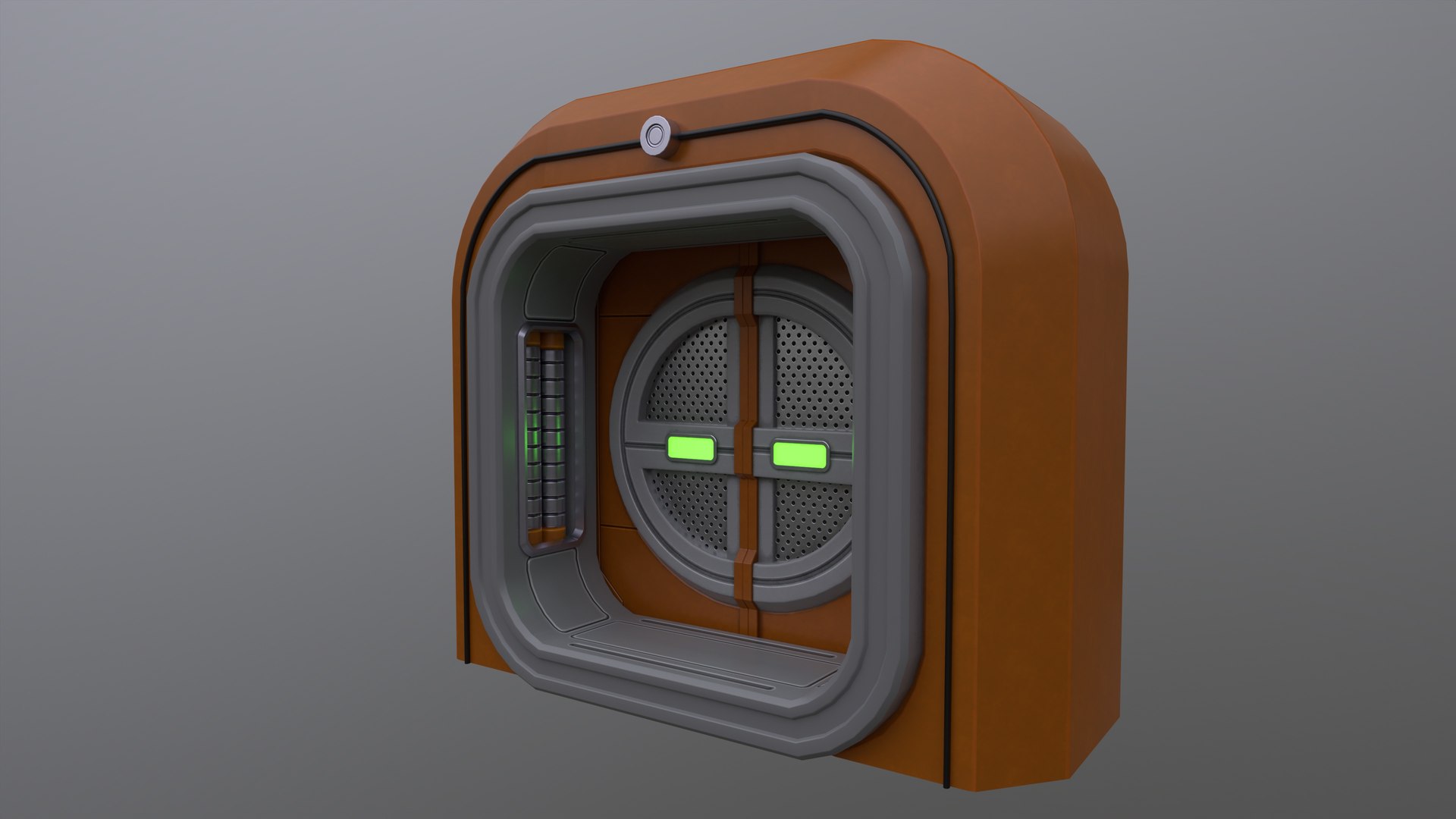 Sci Fi Airlock Door 3D model - TurboSquid 1898211
