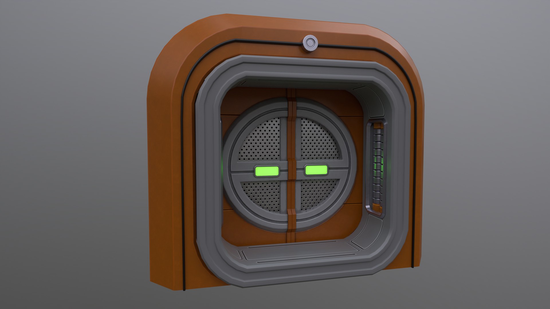 Sci Fi Airlock Door 3D model - TurboSquid 1898211