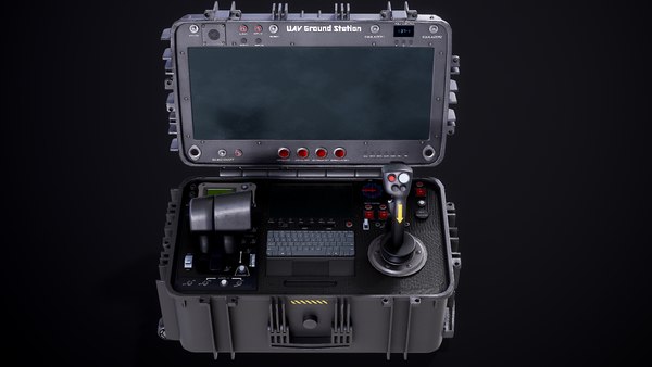 3D UAV Mobile Ground Control Station PBR - TurboSquid 1811494