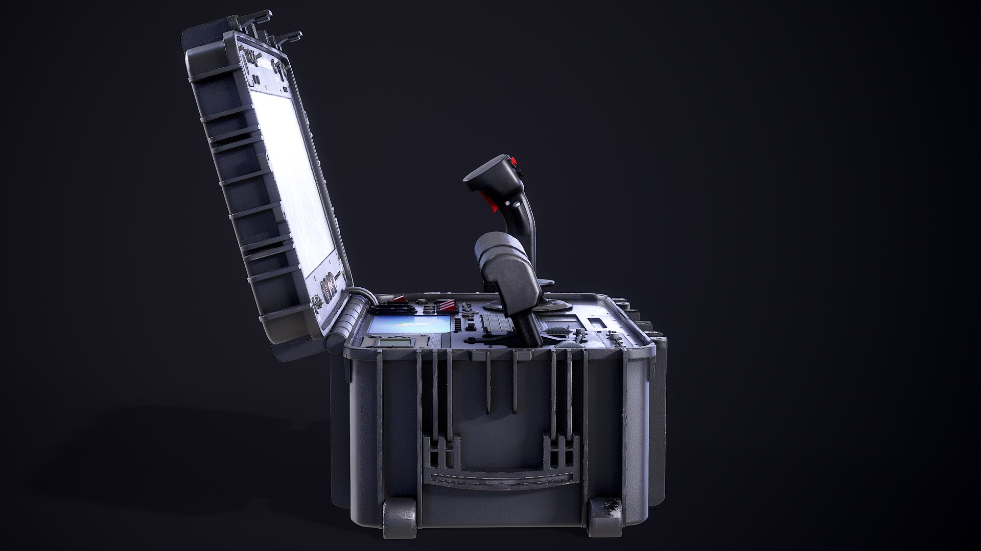 3D UAV Mobile Ground Control Station PBR - TurboSquid 1811494