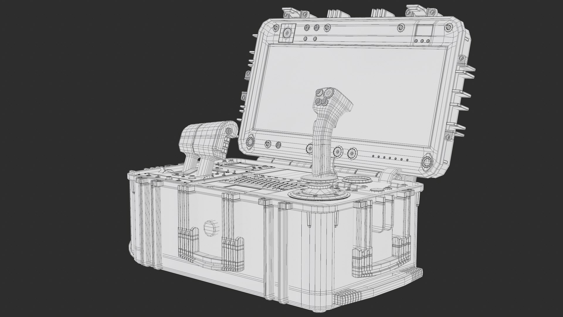 3D UAV Mobile Ground Control Station PBR - TurboSquid 1811494