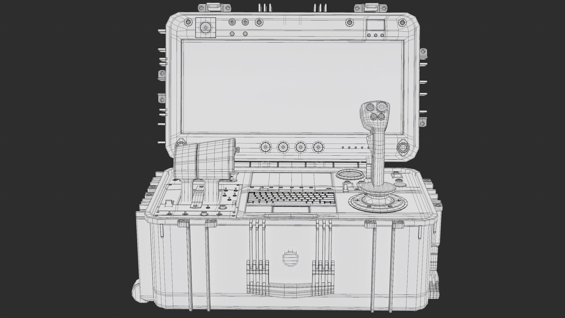 3D UAV Mobile Ground Control Station PBR - TurboSquid 1811494