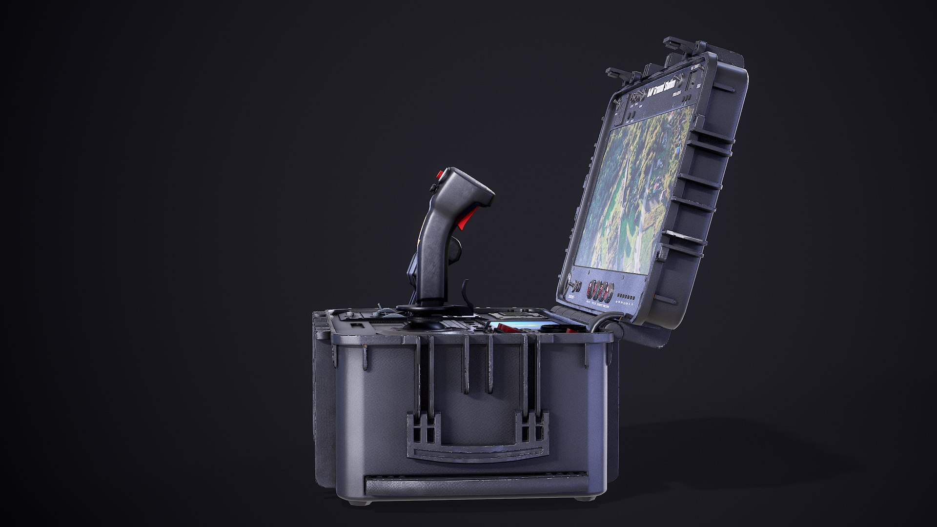 3D UAV Mobile Ground Control Station PBR - TurboSquid 1811494