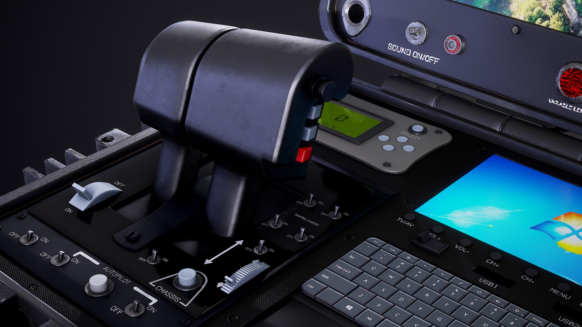 3D UAV Mobile Ground Control Station PBR - TurboSquid 1811494