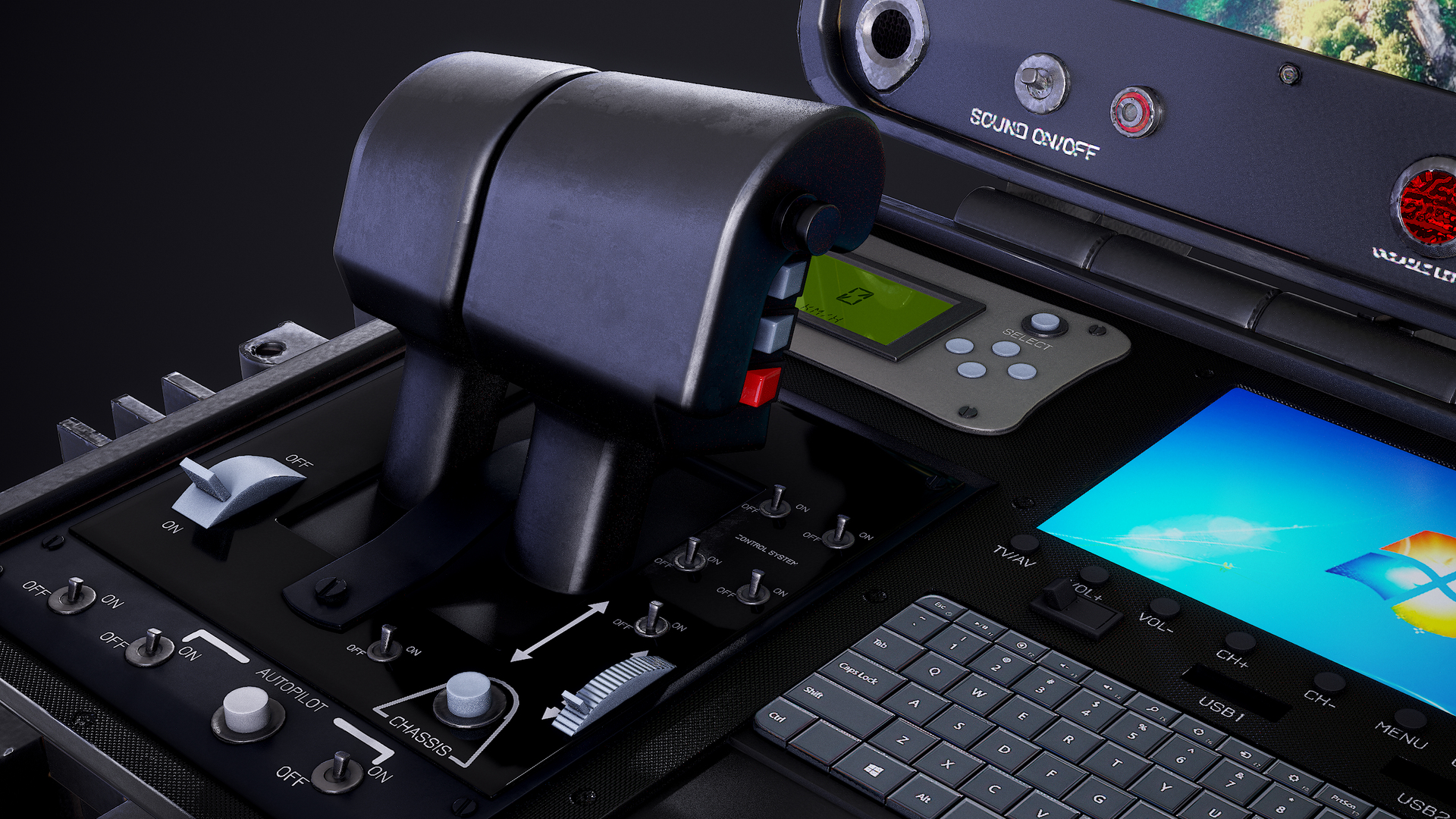 3D UAV Mobile Ground Control Station PBR - TurboSquid 1811494