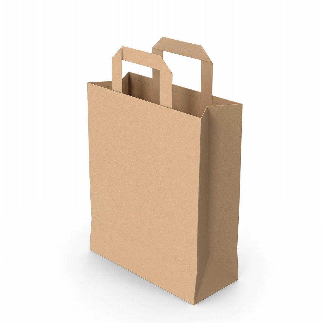 3D Paper Bag Model - TurboSquid 1853970