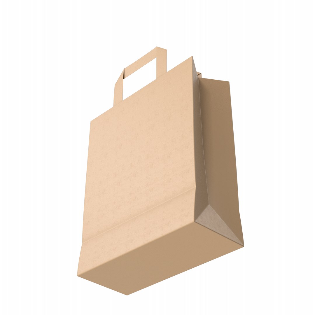 3D Paper Bag Model - TurboSquid 1853970