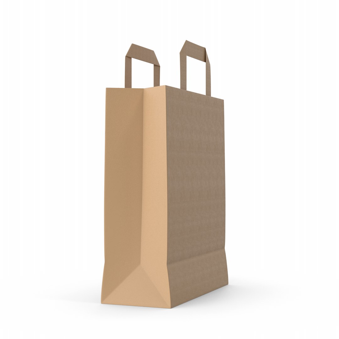 3D Paper Bag Model - TurboSquid 1853970