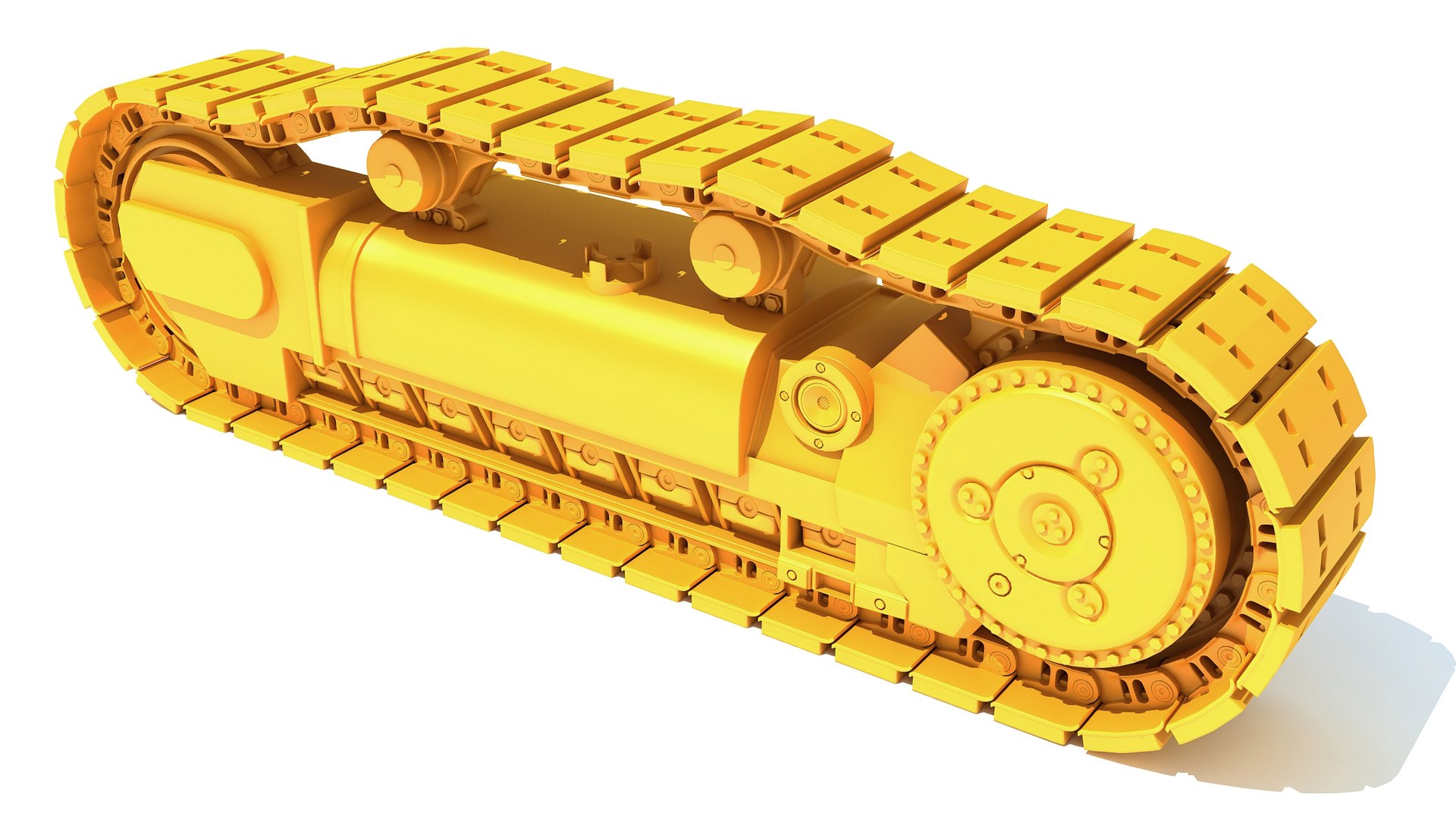 Excavator Track 3D Model - TurboSquid 1591281