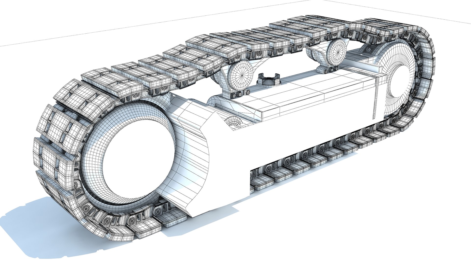Excavator Track 3D Model - TurboSquid 1591281