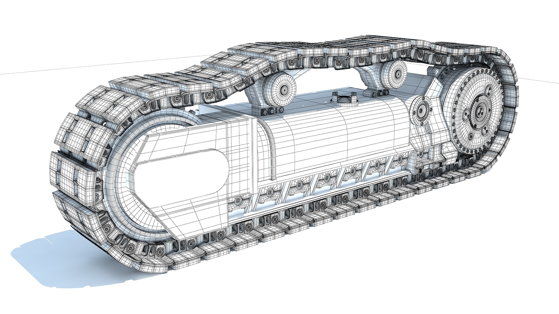 Excavator Track 3D Model - TurboSquid 1591281