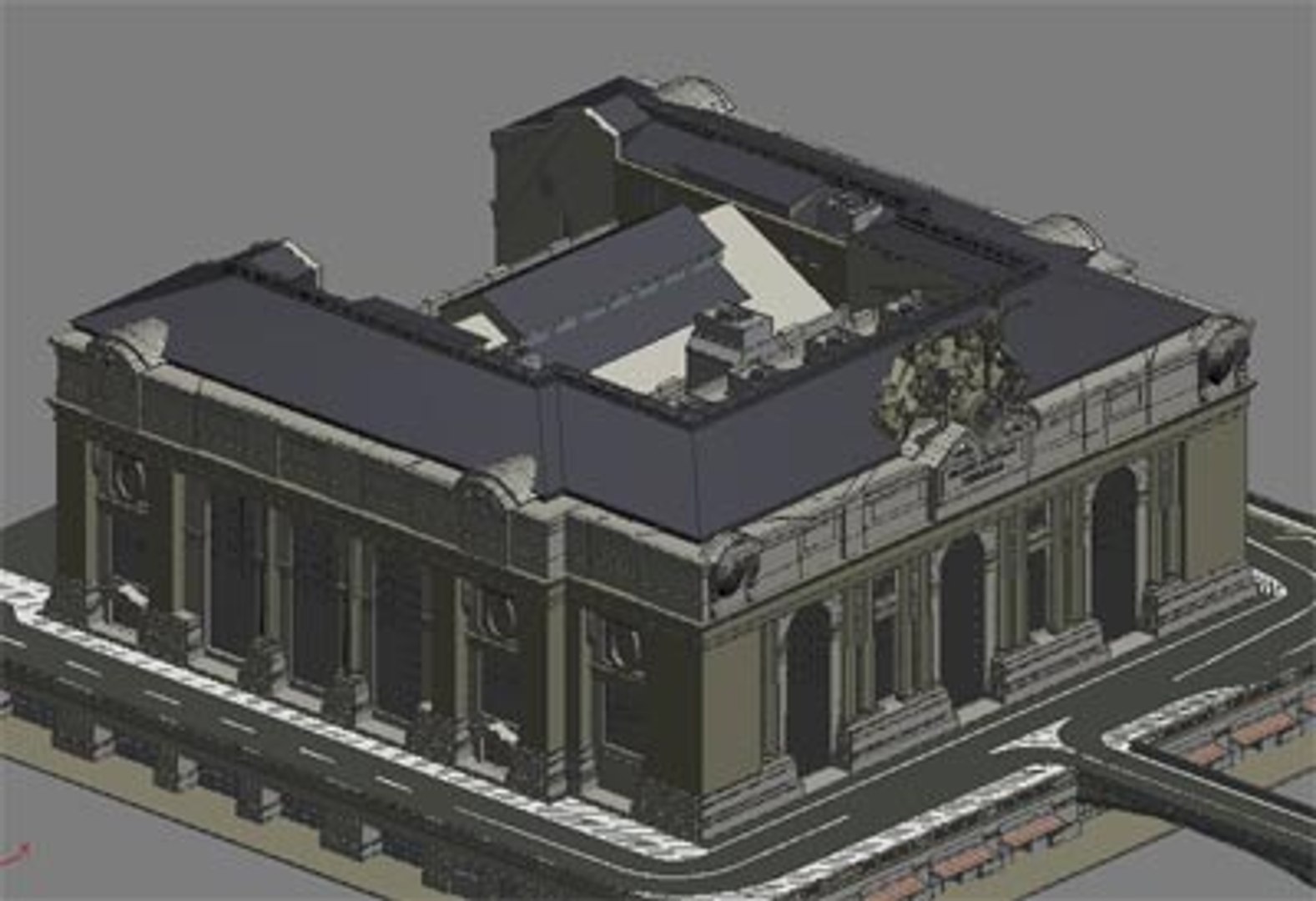 3ds max grand central terminal