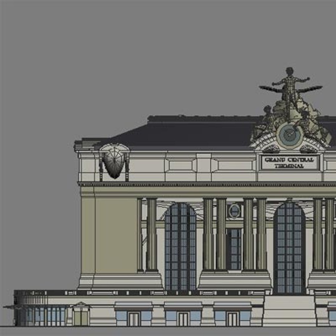 3ds Max Grand Central Terminal