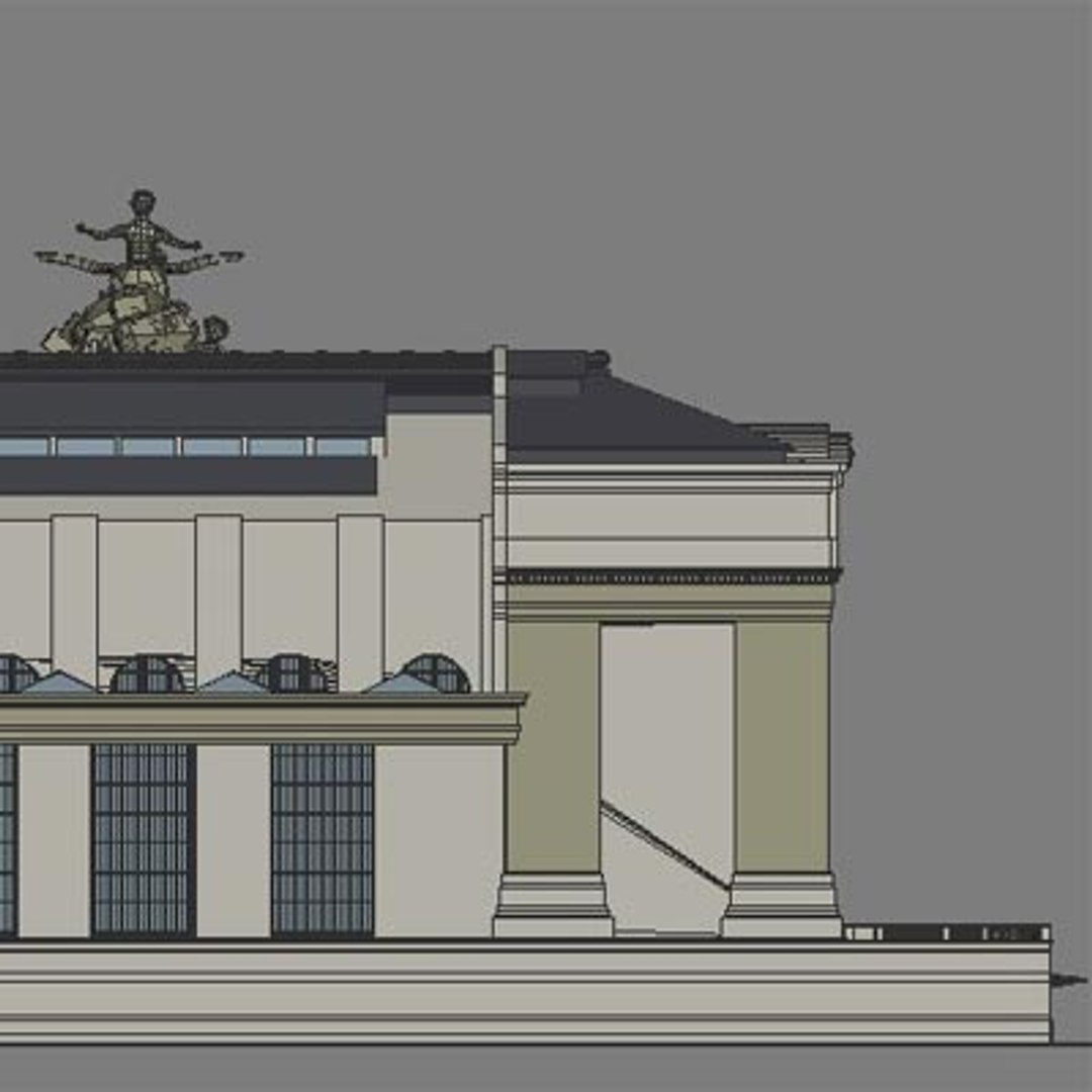 3ds max grand central terminal