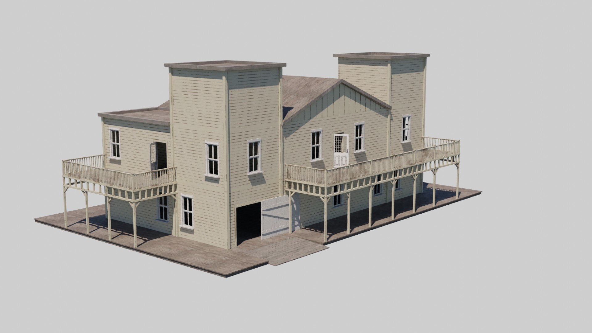 Western House Wst11 3D Model - TurboSquid 2079726