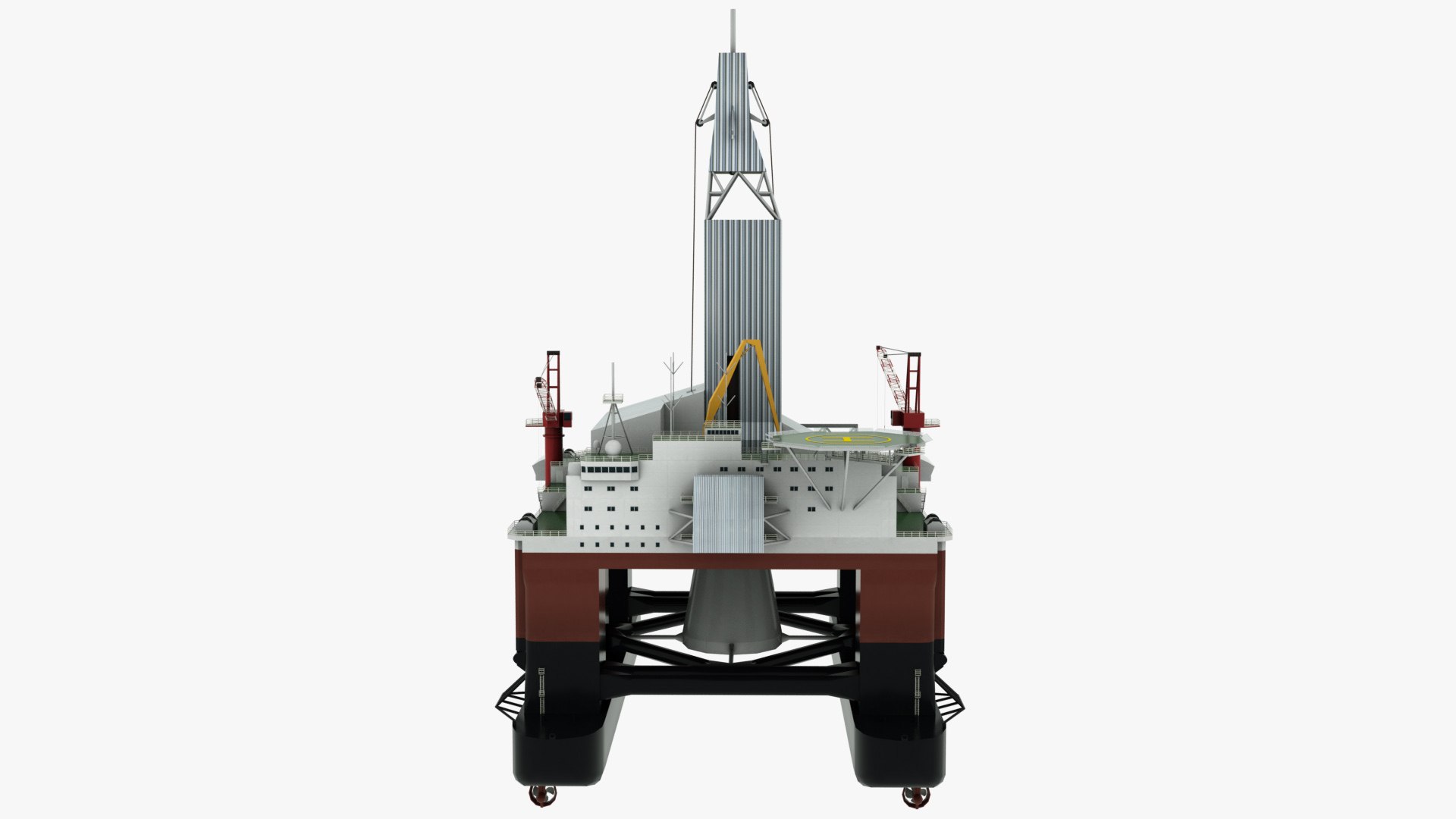 3D Floating Drilling Rig Model - TurboSquid 1455872