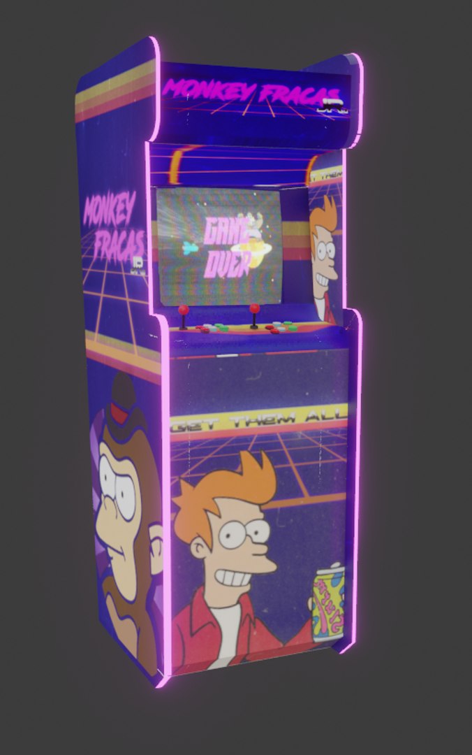 3D Arcade Machine - TurboSquid 1700898