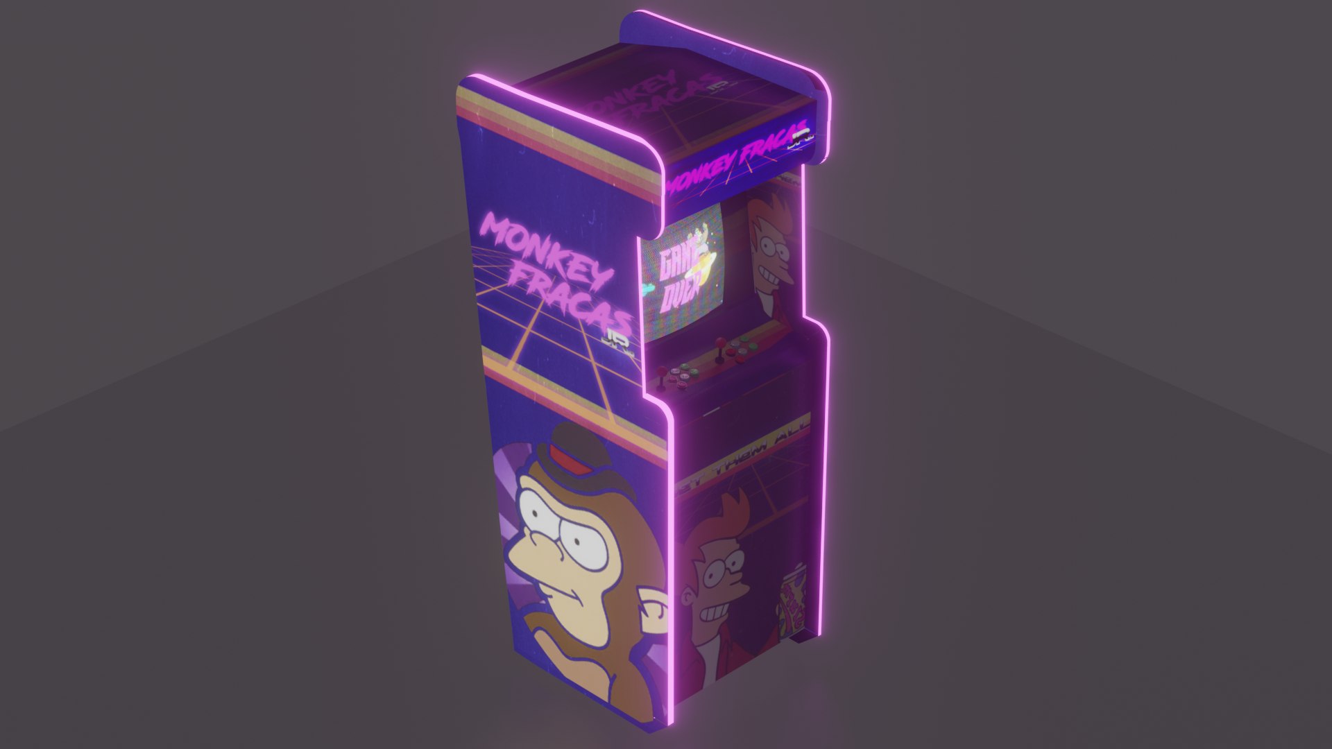 3D Arcade Machine - TurboSquid 1700898