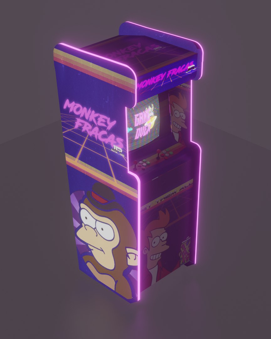 3D Arcade Machine - TurboSquid 1700898