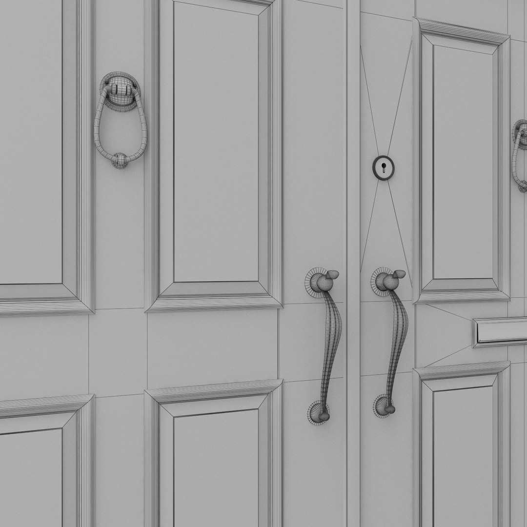3D Entrance Door Model - TurboSquid 1504198