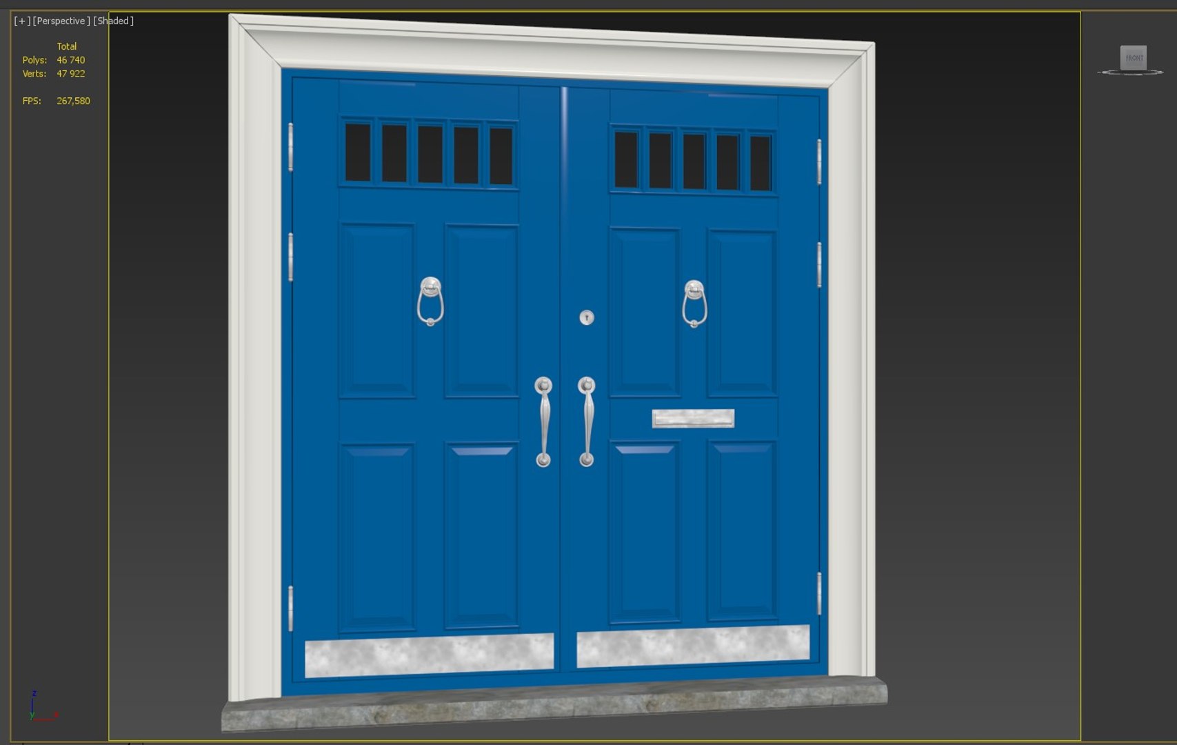 3D Entrance Door Model - TurboSquid 1504198
