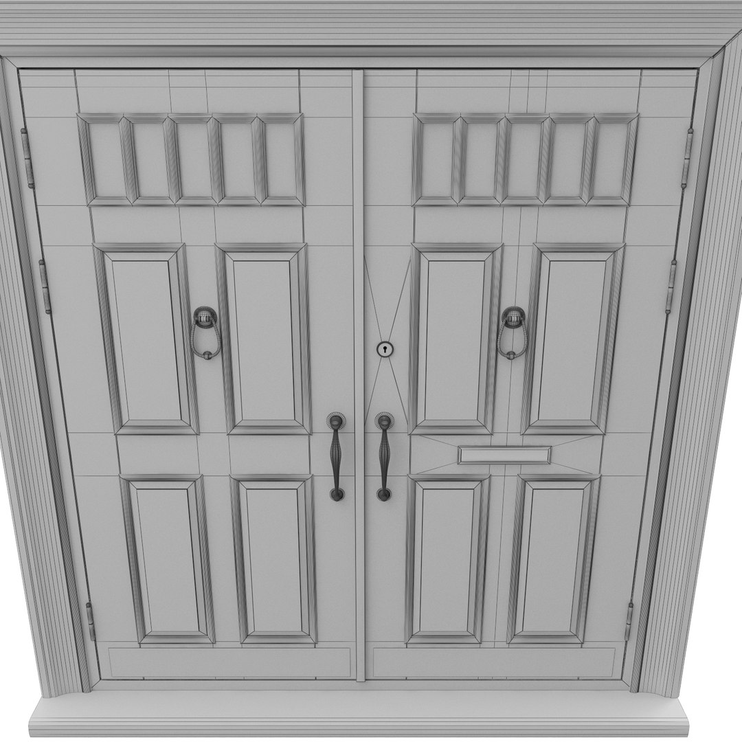 3D Entrance Door Model - TurboSquid 1504198