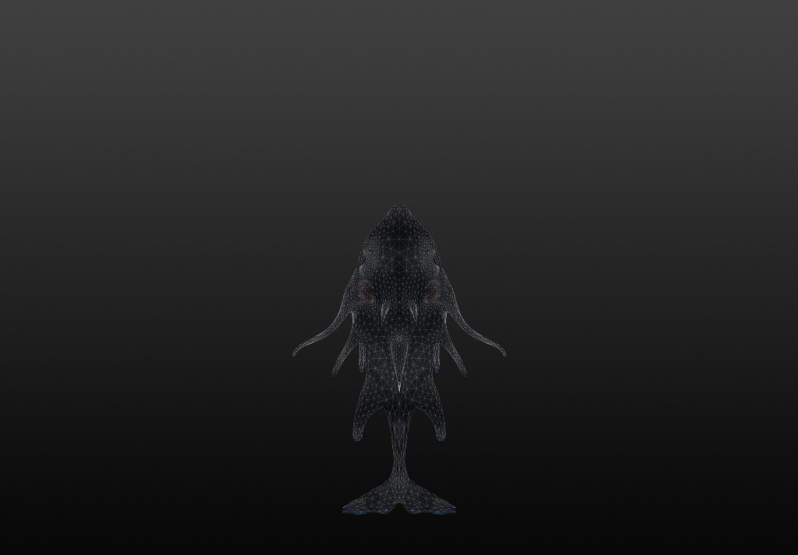 Mutant Shark 3d Model