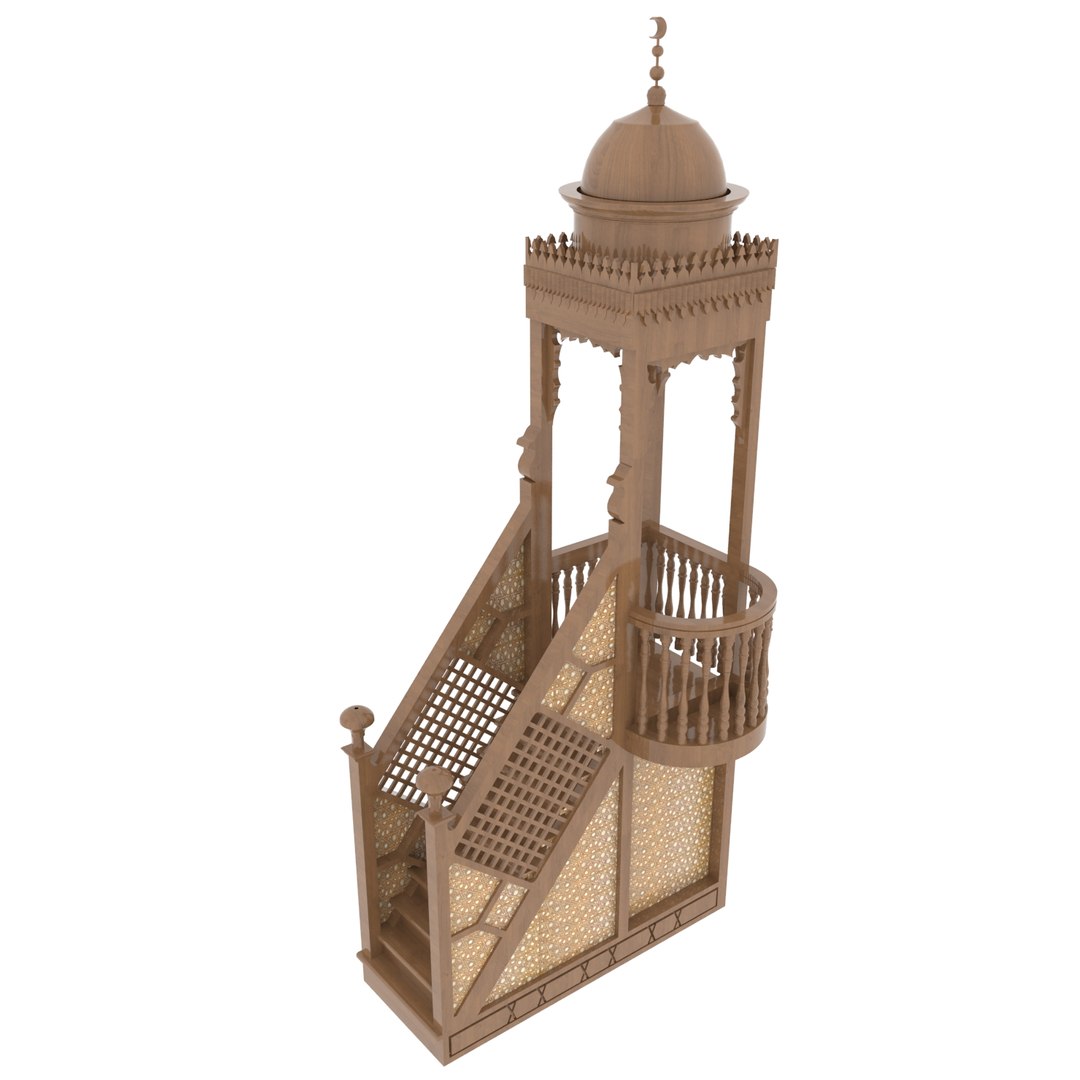 Islamic Menbar Mosque 3d Max