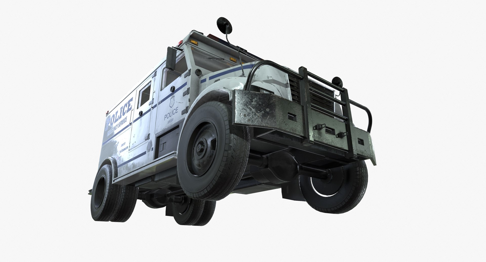 ready swat truck 3d 3ds