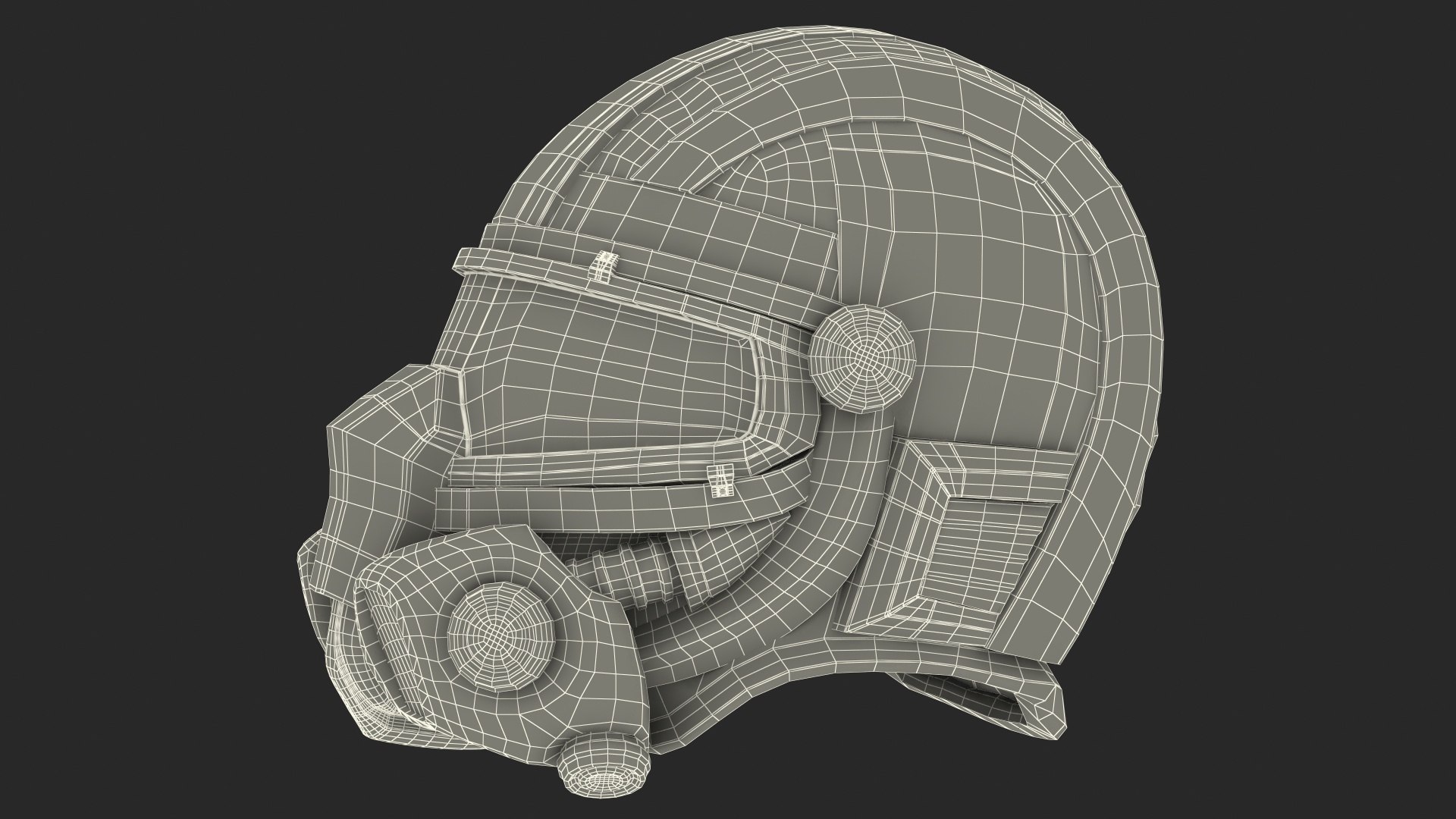 SciFi Helmet Green 3D model - TurboSquid 1896647