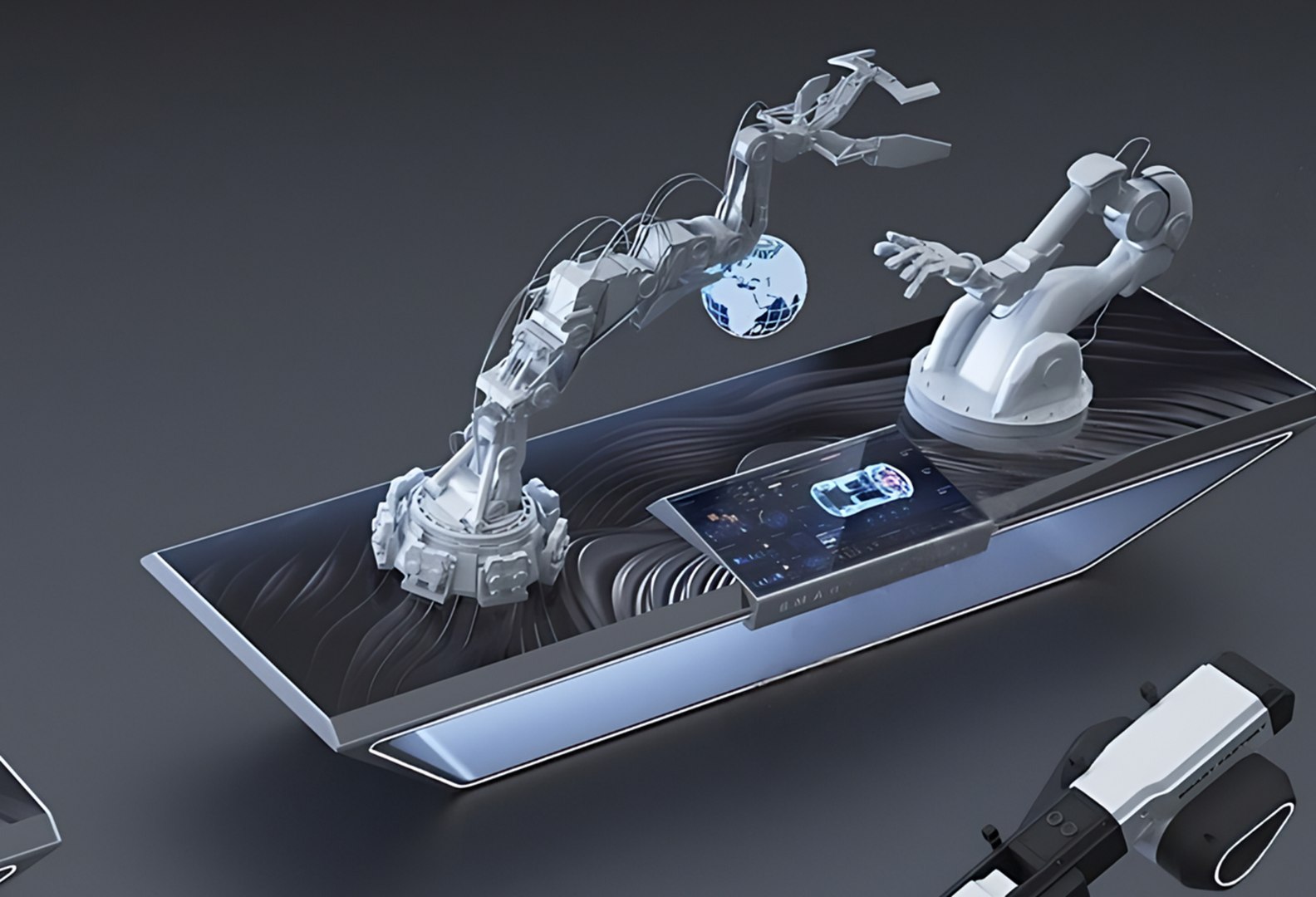 3D Robot Arms Collection Articulated Arm Industrial Robot Arm Model ...