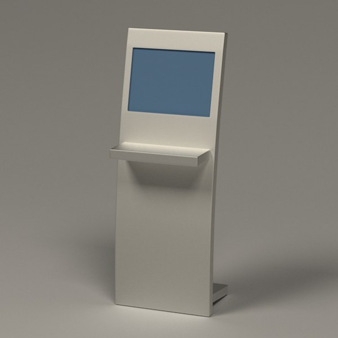 3d Computer Terminal Model