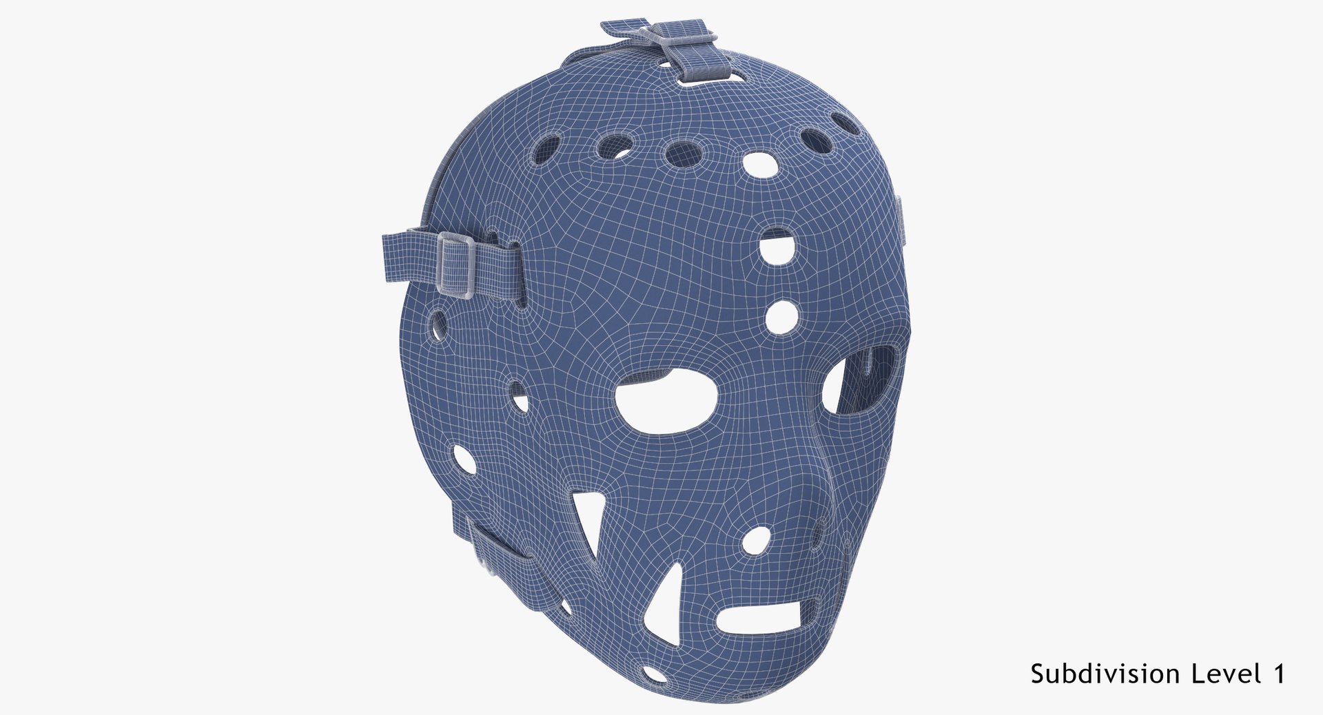 3D Model Ice Hockey Goalie Mask - TurboSquid 1530097