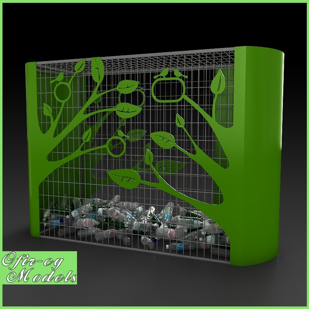 3dsmax bottle bank