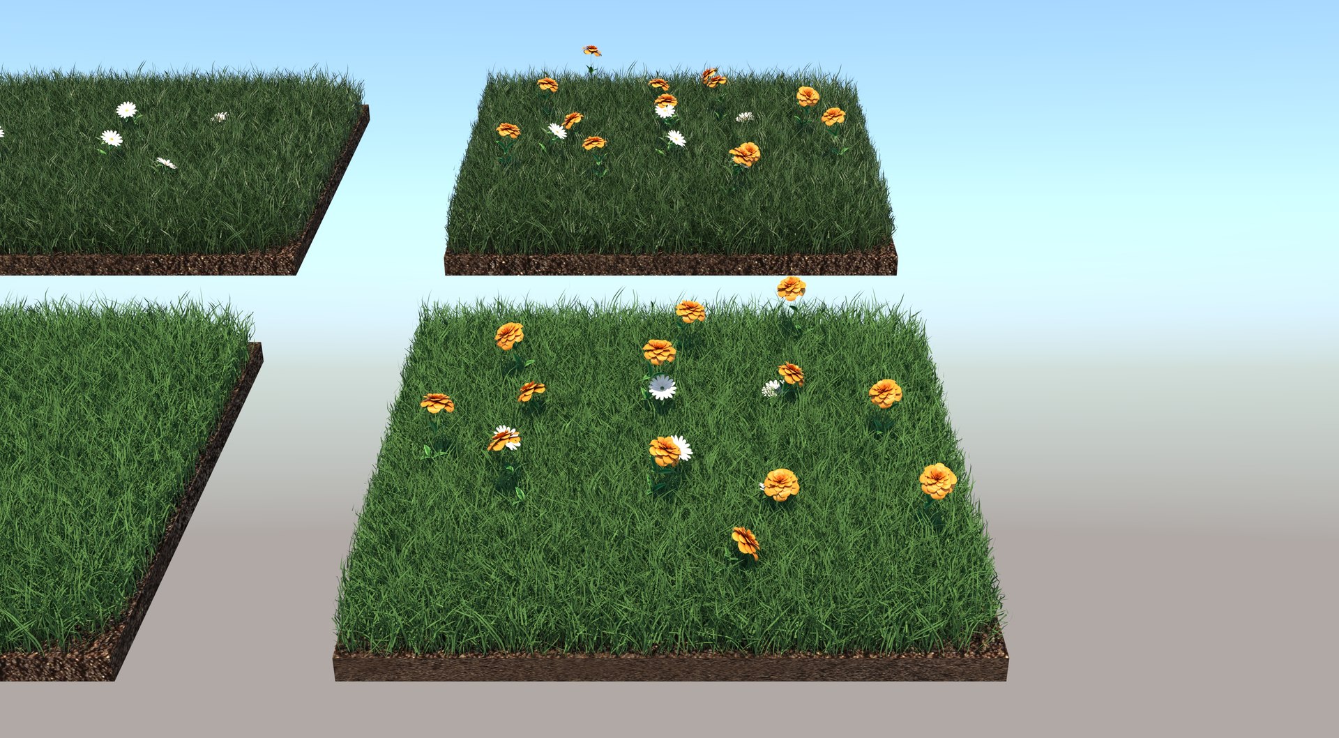 3D Realistic Grass - TurboSquid 1713311