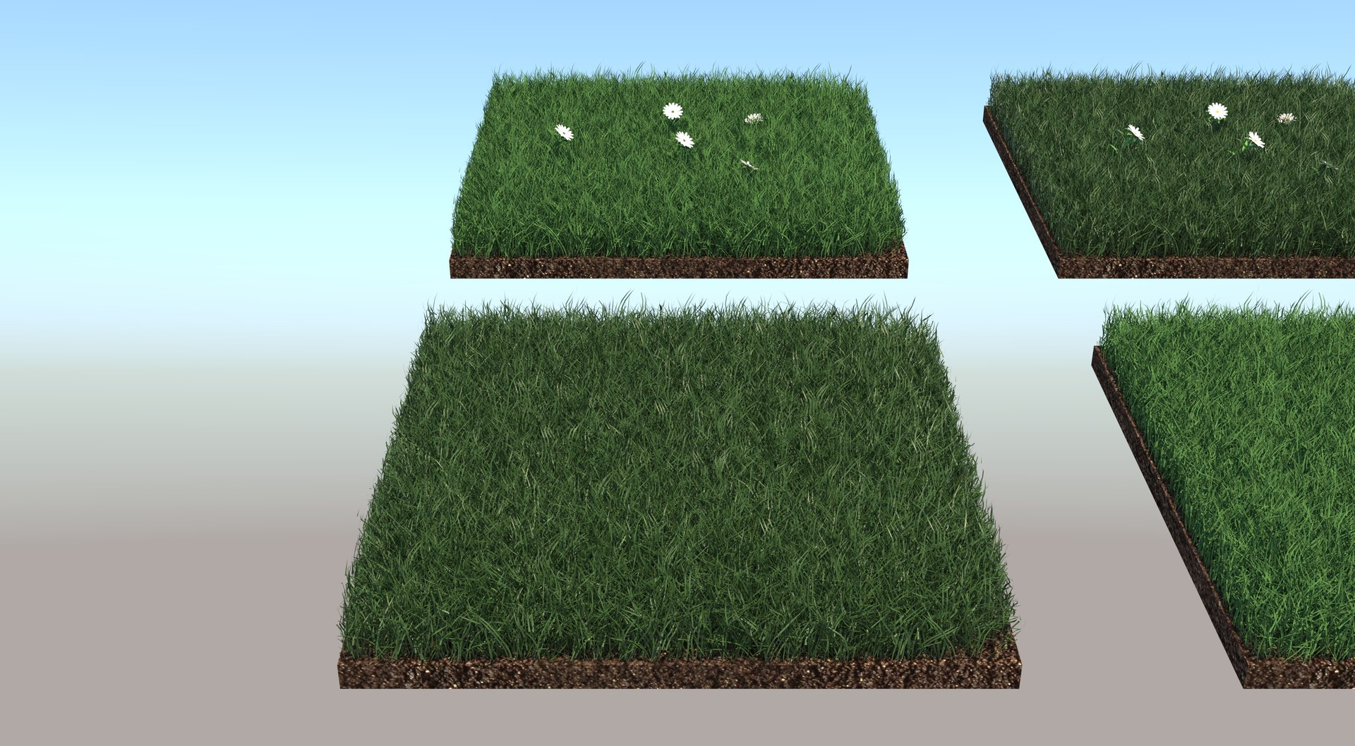 3D Realistic Grass - TurboSquid 1713311