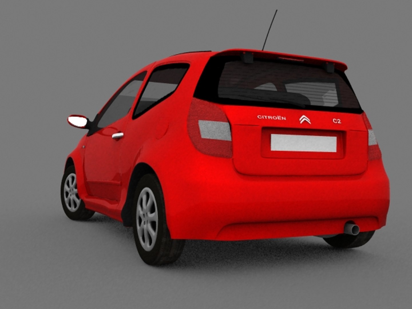 3d Model Citroen C2