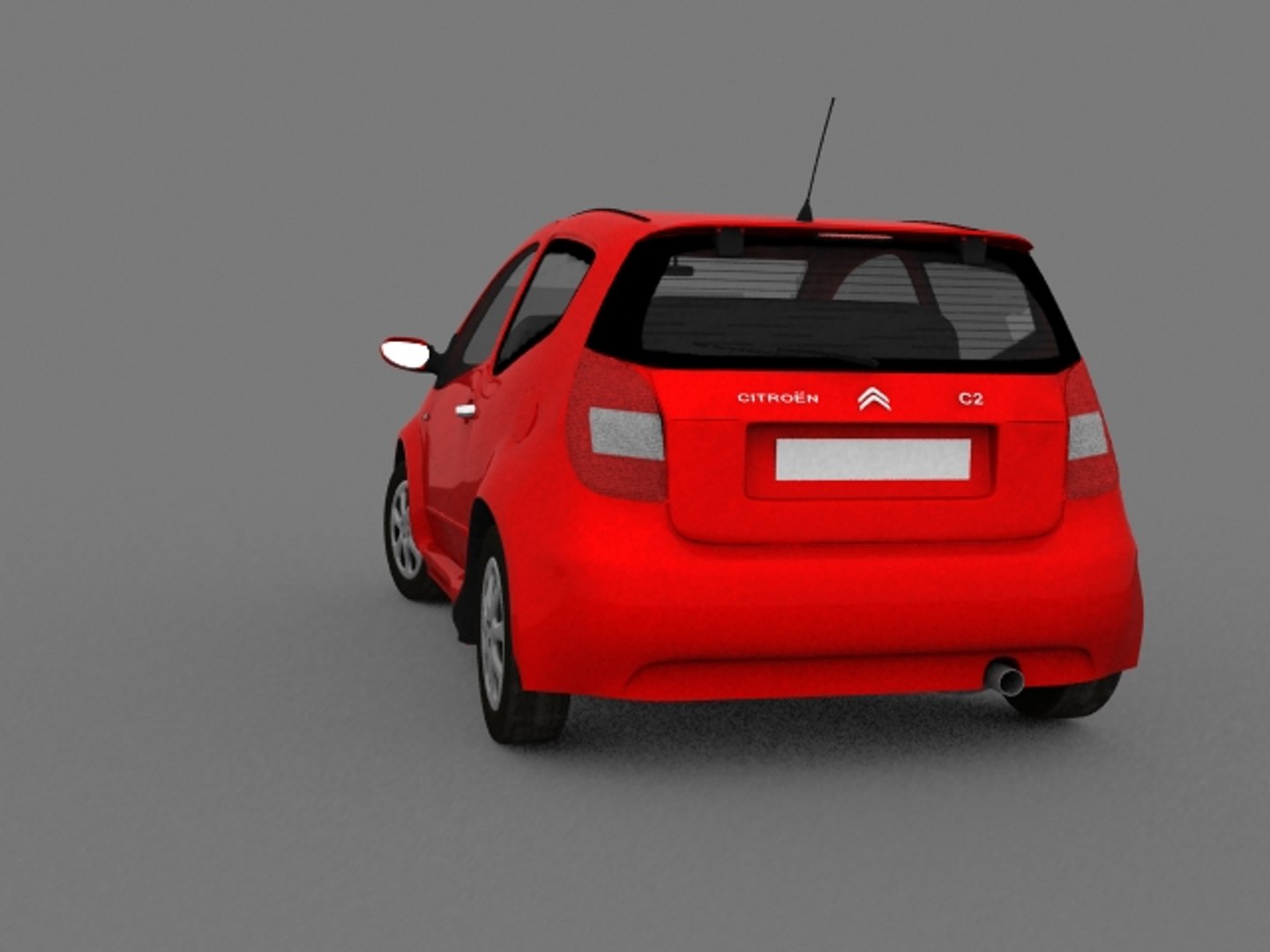 3d Model Citroen C2