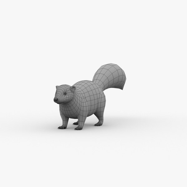 modelo 3d skunk basemesh - TurboSquid 2007167