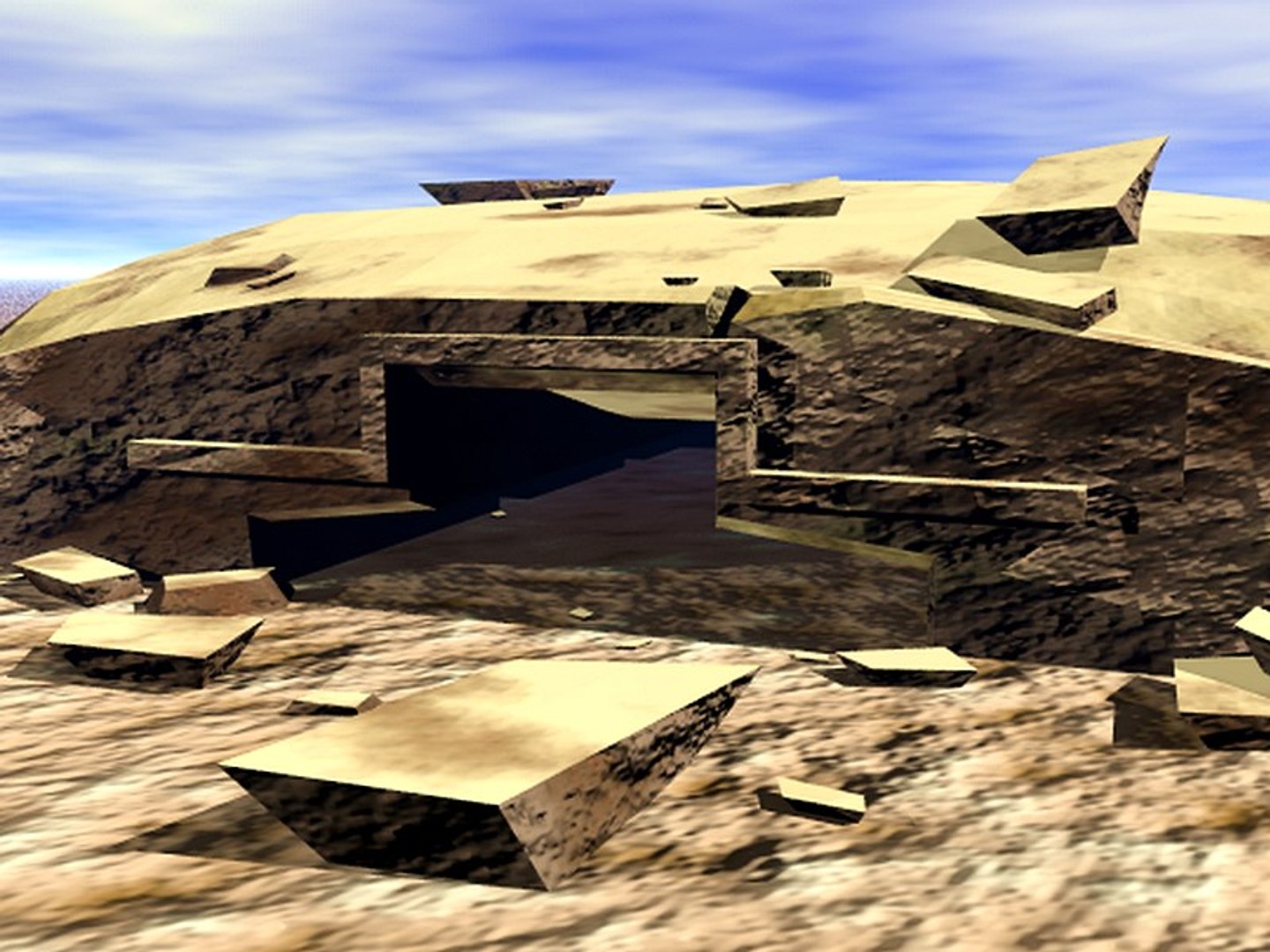 Bunker Bomb Shelter 3d Model