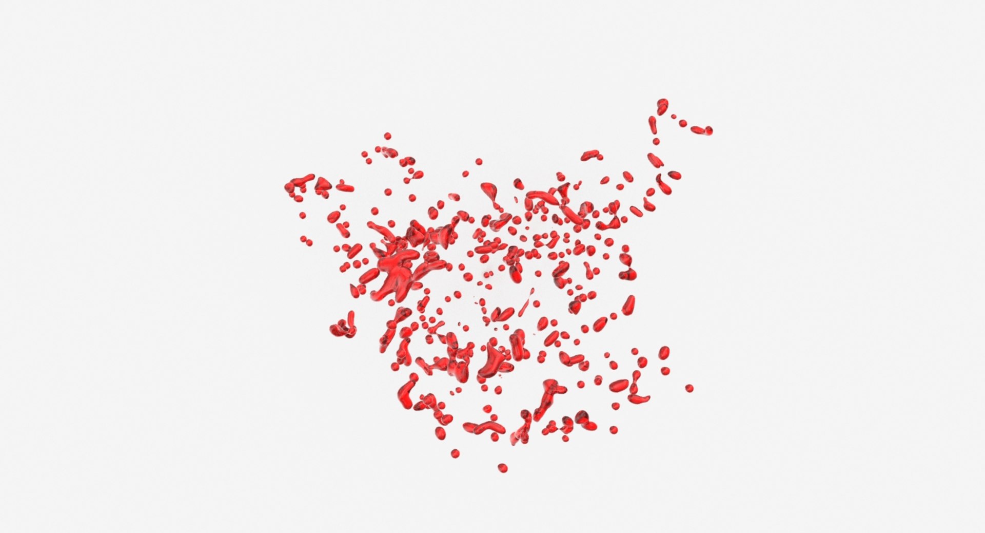 3D Blood Drops Model - TurboSquid 1281244