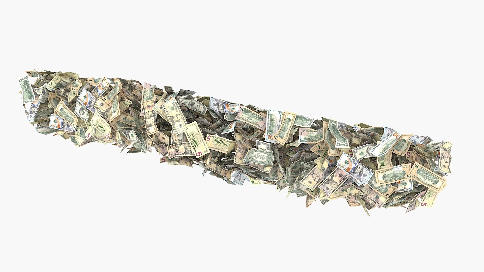 3D US Dollar Arrow Bills - TurboSquid 1868912