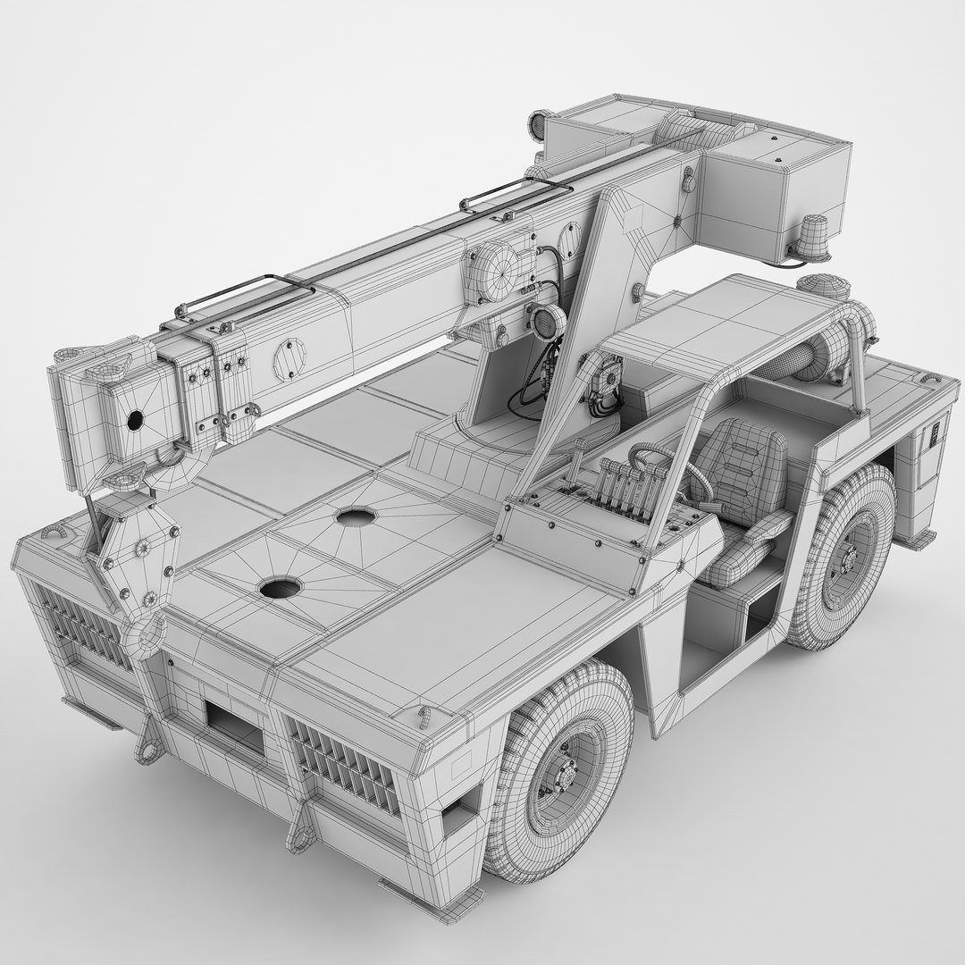 Industrial Carry Deck Crane 03 Model - TurboSquid 1747485