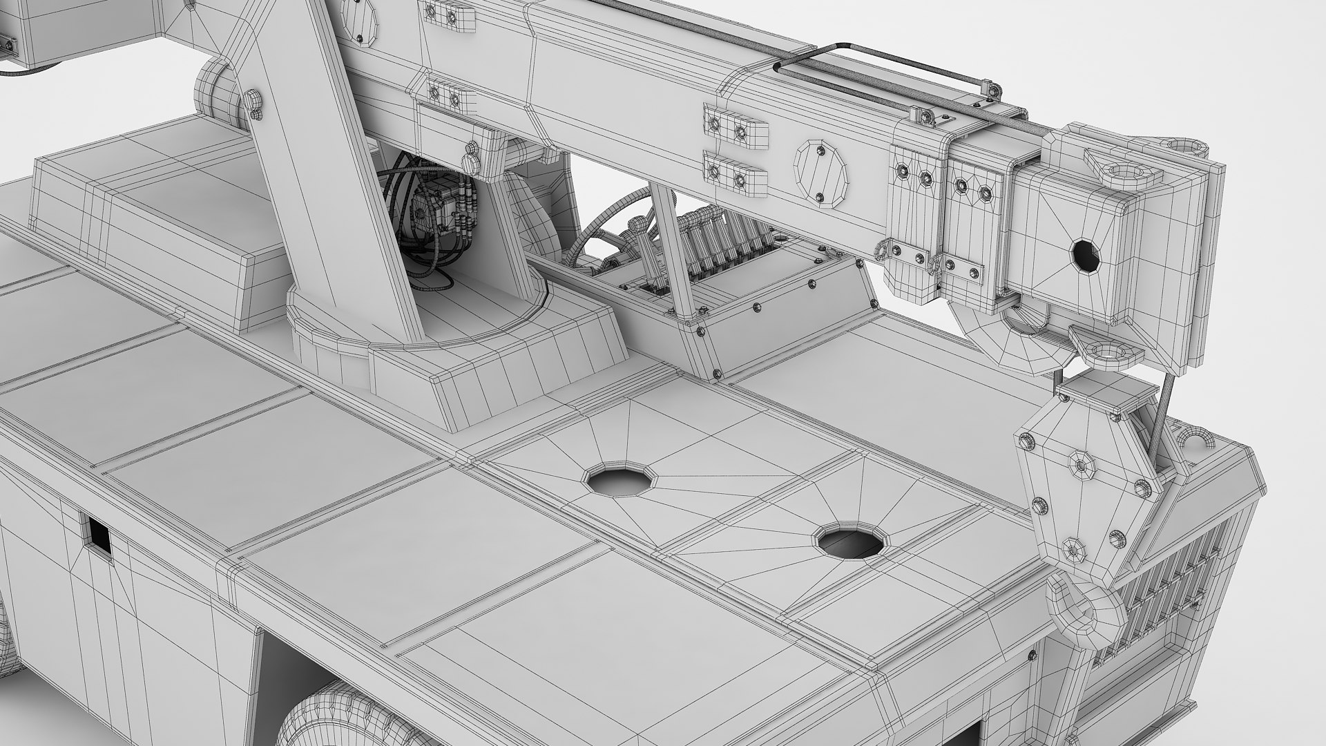Industrial Carry Deck Crane 03 Model - TurboSquid 1747485