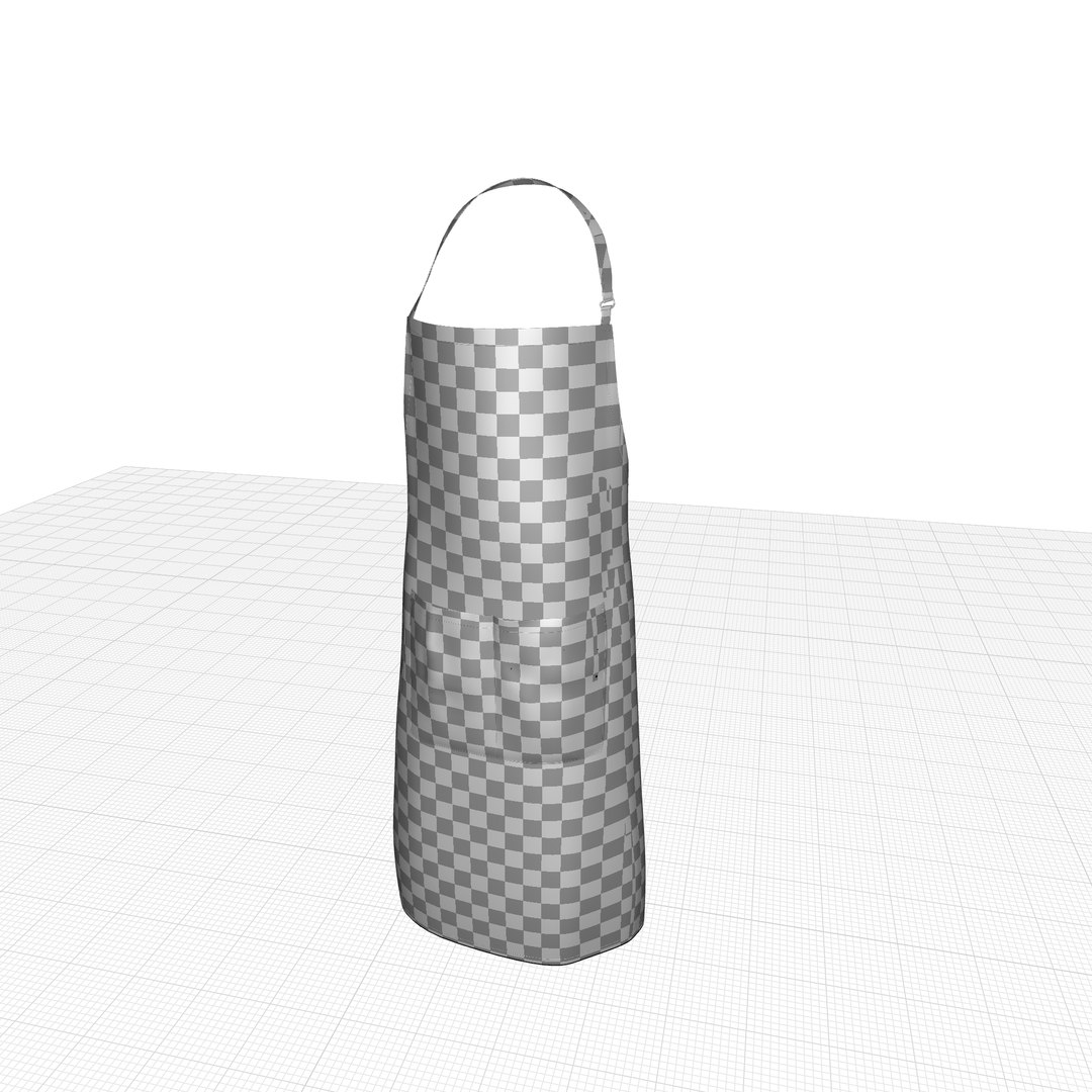 3D Model Chef Kitchen Apron - 5 Color - TurboSquid 2341265
