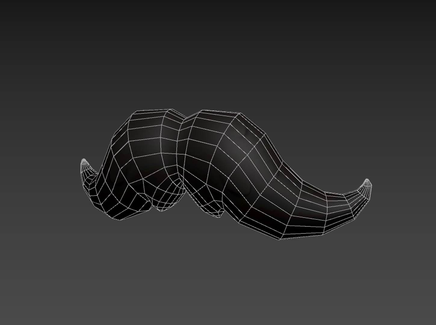 3D Mustache Hair - TurboSquid 1538216