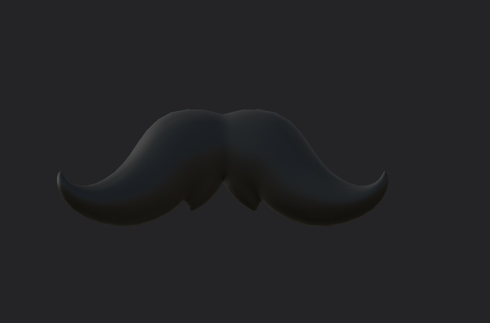3D Mustache Hair - TurboSquid 1538216