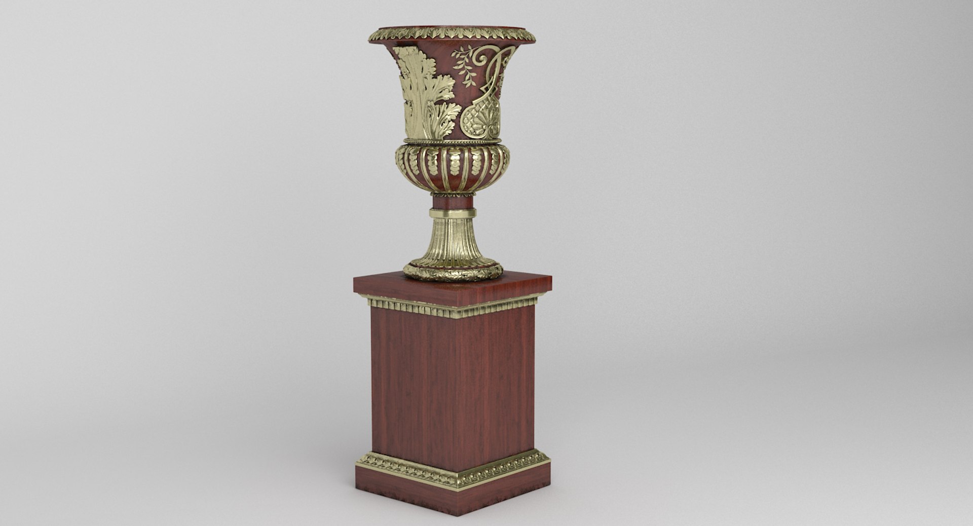 3d Model Classic Urn 01