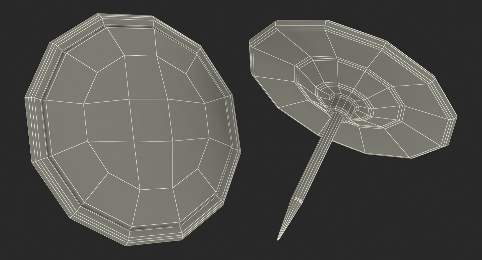 Smiley Push Pin 3D Model - TurboSquid 1425080
